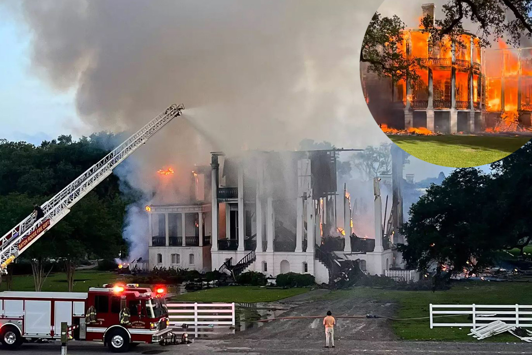 🔥 Historic Nottoway Plantation Destroyed in Massive Fire — Once the ...